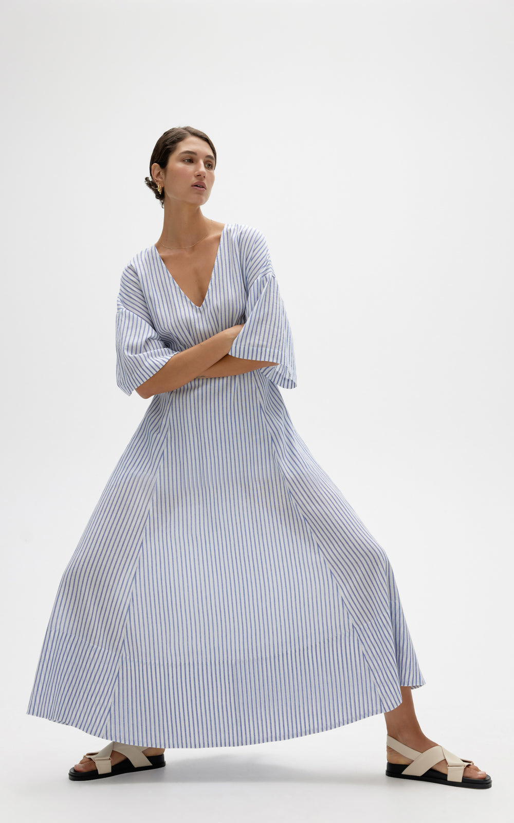 Ellis Dress - Sea Stripe